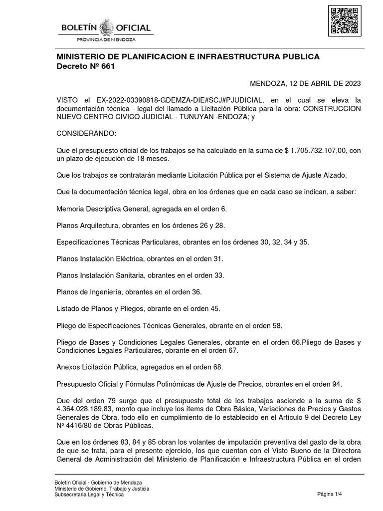 Decreto 661 | PDF