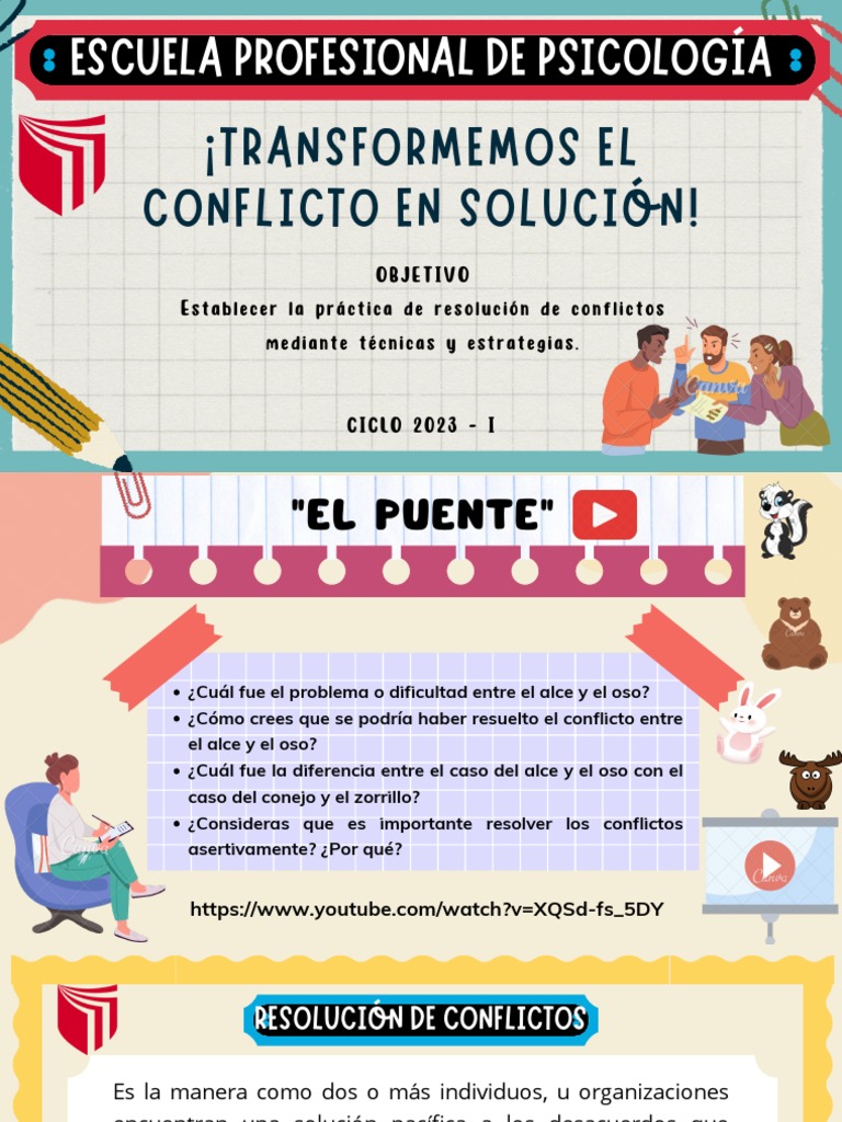 Sesión 3 - Resolución de Conflictos | PDF
