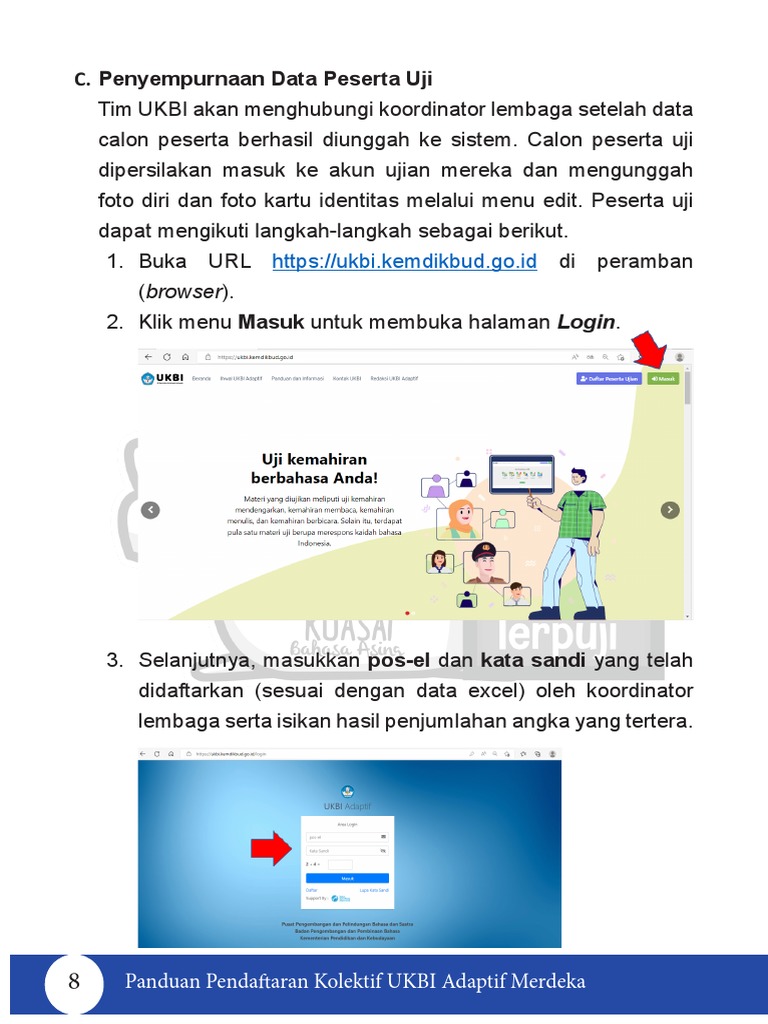 Panduan Pendaftaran UKBI 2023 | PDF