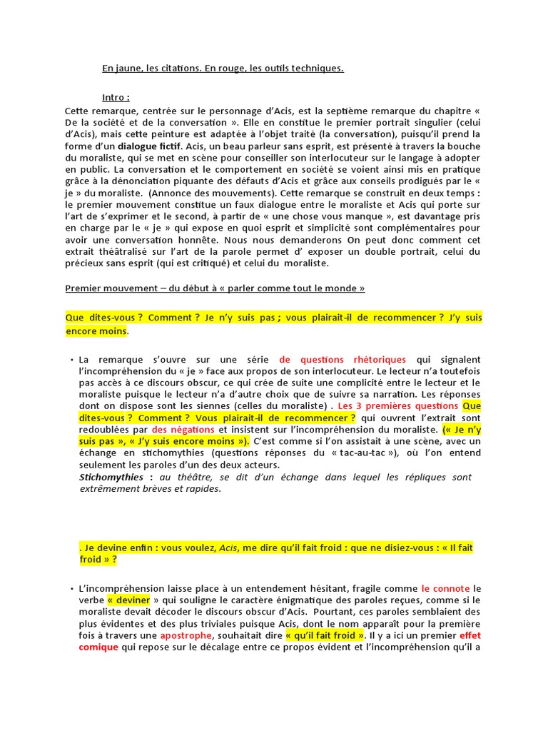 Expli 1 Acis Simplifiée | PDF