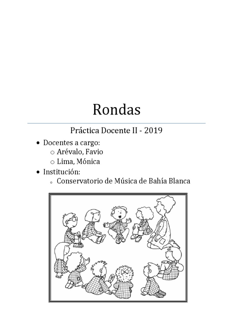 Rondas | Descargar gratis PDF | Ritmo