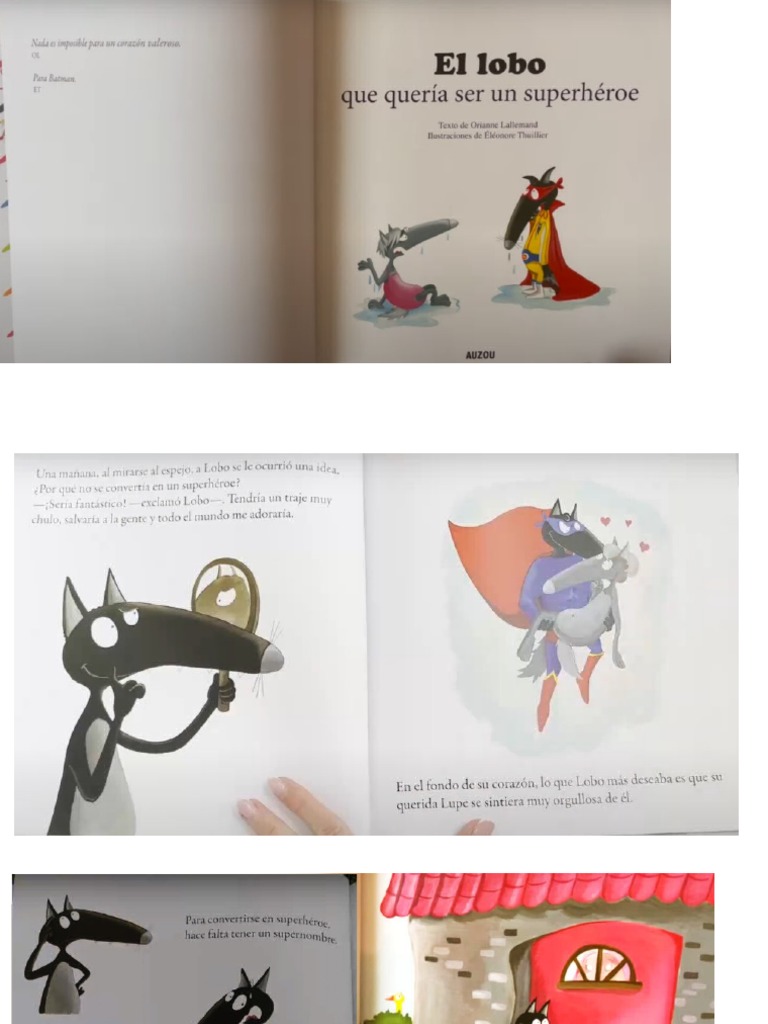 El Lobo Que Queria Ser Superheroe | PDF