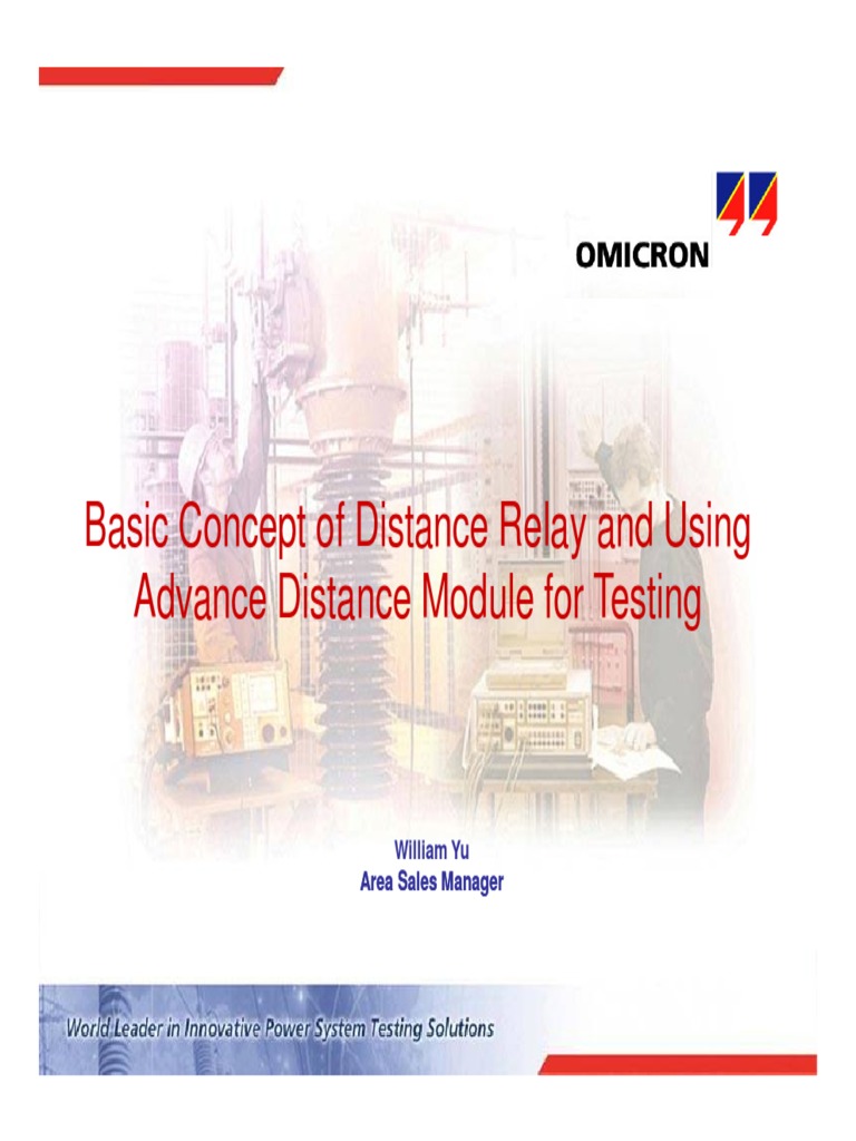 2.1 Distance Protection Testing - WYU | PDF | Electrical Impedance | Relay