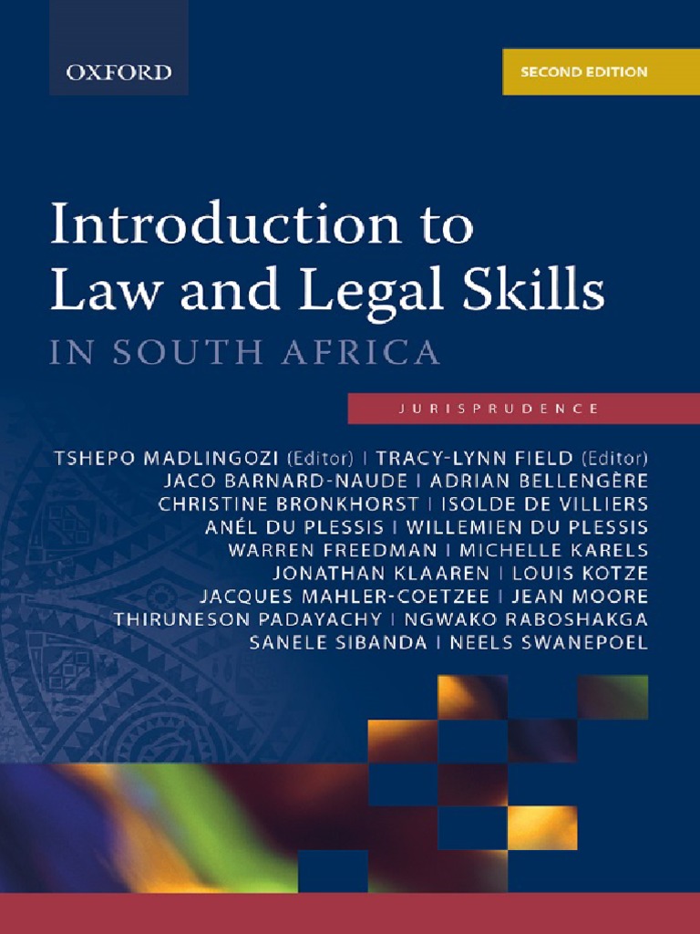 Introduction To Law and Legal | PDF | Criminal Procedure In South Africa | Reason