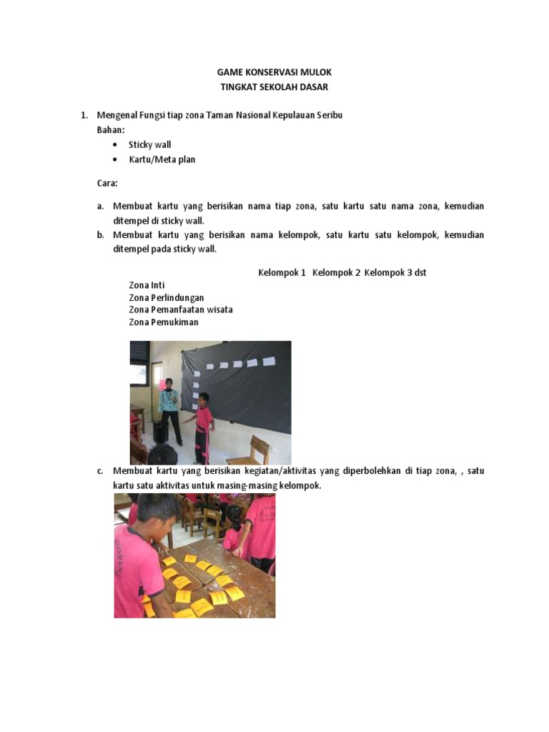 Contoh Game Meta Plan | PDF