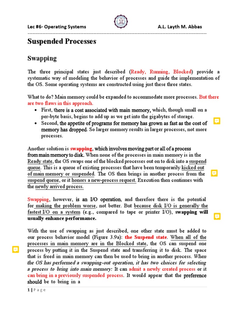 Lec 6 | PDF | Computer Data Storage | Operating System