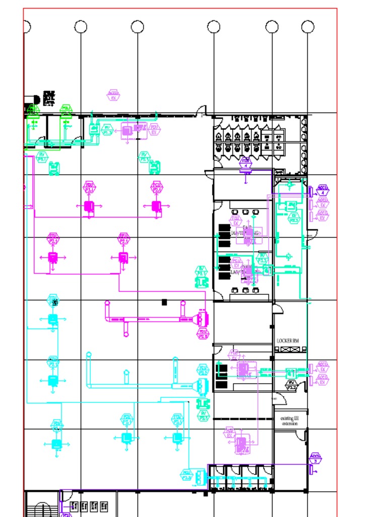AC & Vent Layout Without RCP - CCC Proj-Model Pg3 | PDF