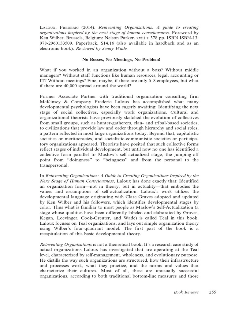 No Bosses, No Meetings, No Problem! | PDF | Carl Jung | Analytical ...