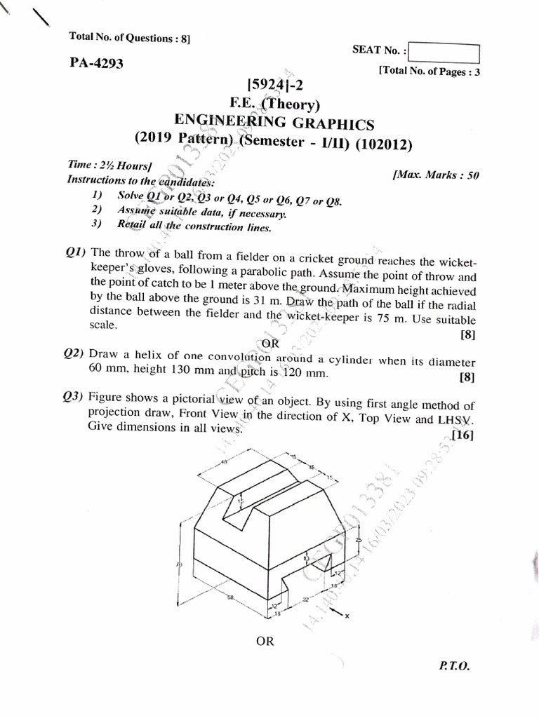 EG Backlog Endsem | PDF | Geometry