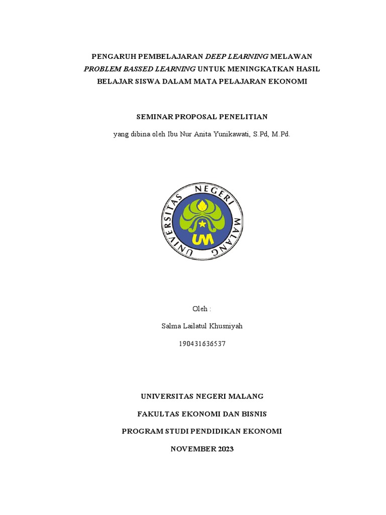 Bismillah Sempro Fixx Fixx | PDF | Karier & Perkembangan