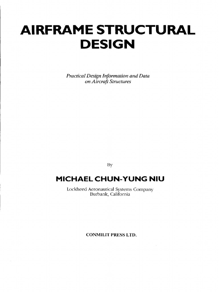 Airframe Stuctural Design Niu | PDF