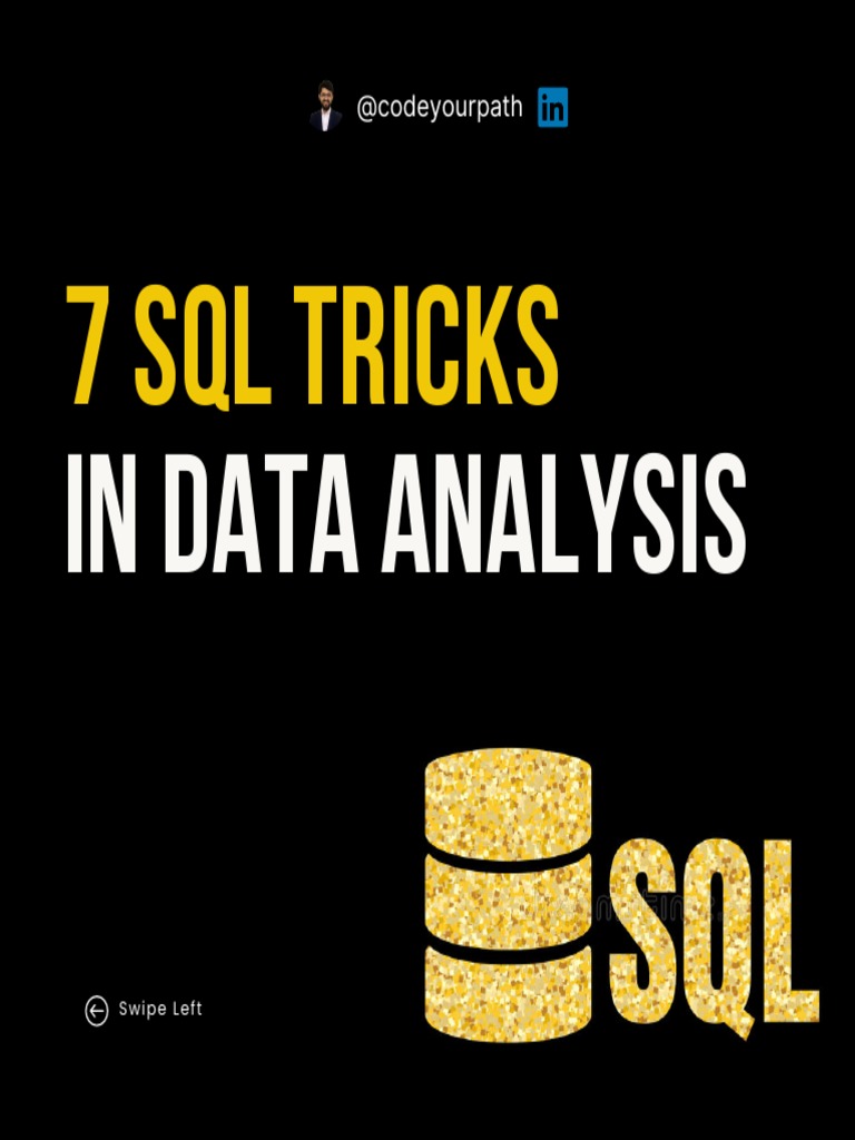 7 SQL Tricks in Data Analysis | PDF | Data Management | Computing