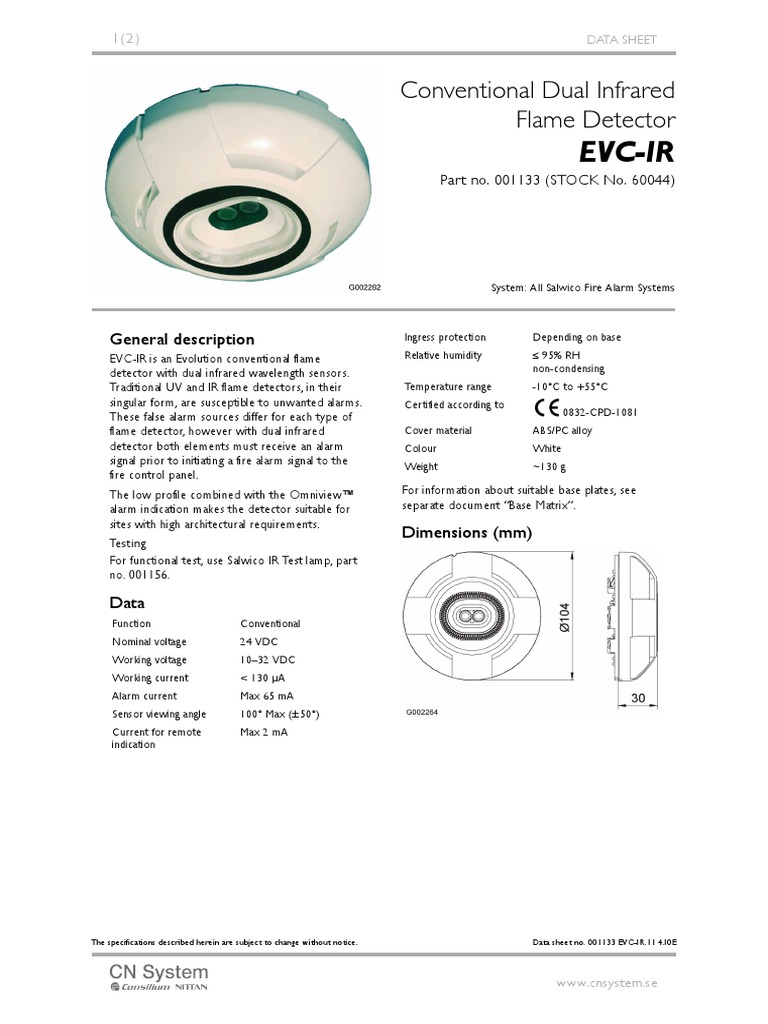 Evc Ir | PDF | Sensor | Infrared