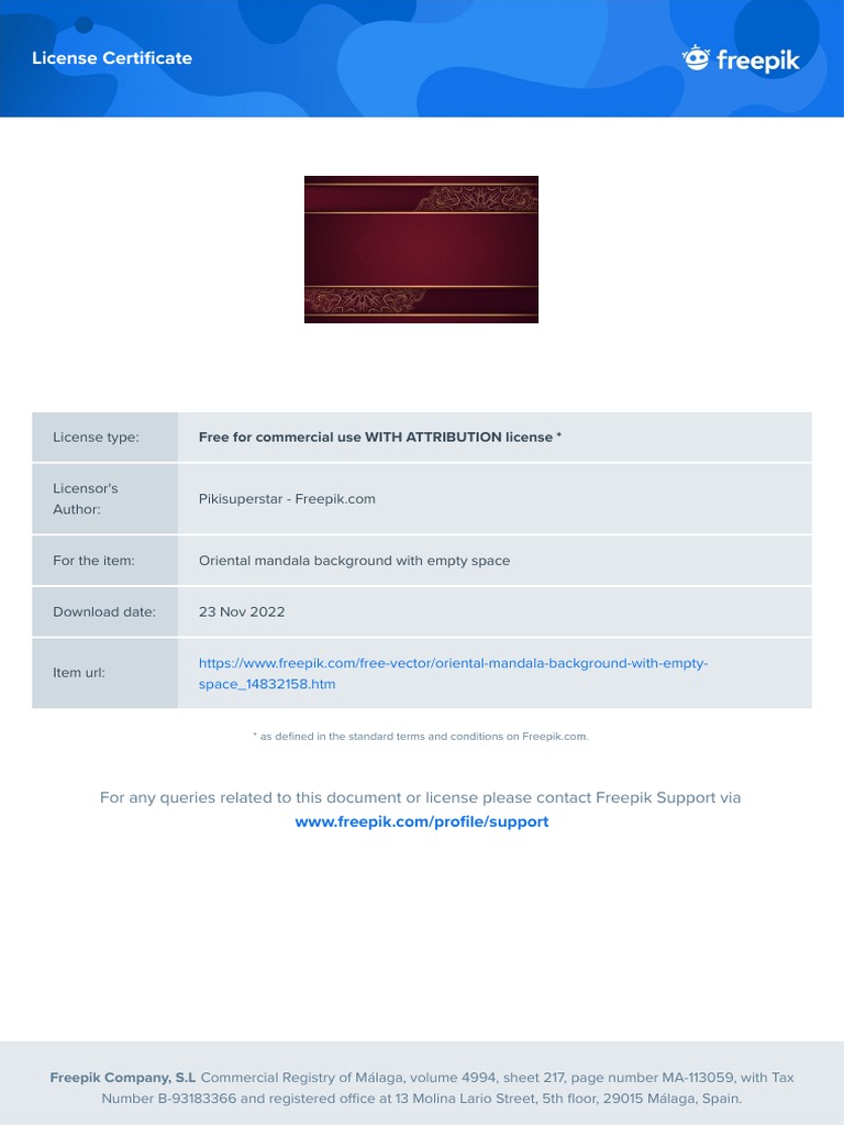 License Oriental Mandala Background With Empty Space 14832158 | PDF | License | World Wide Web