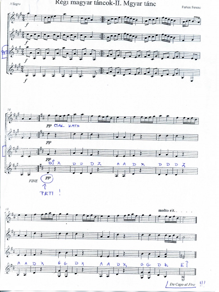 Farkas - Ferenc - Magyar - Tanc 2 | PDF