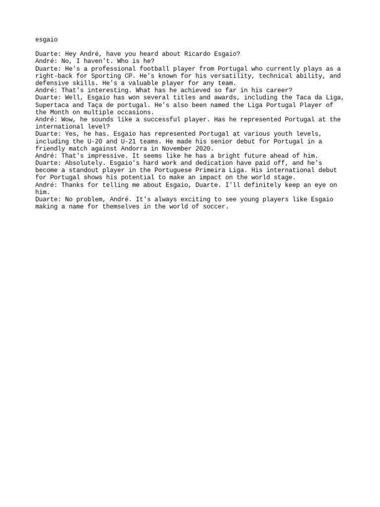 Esgaio | PDF
