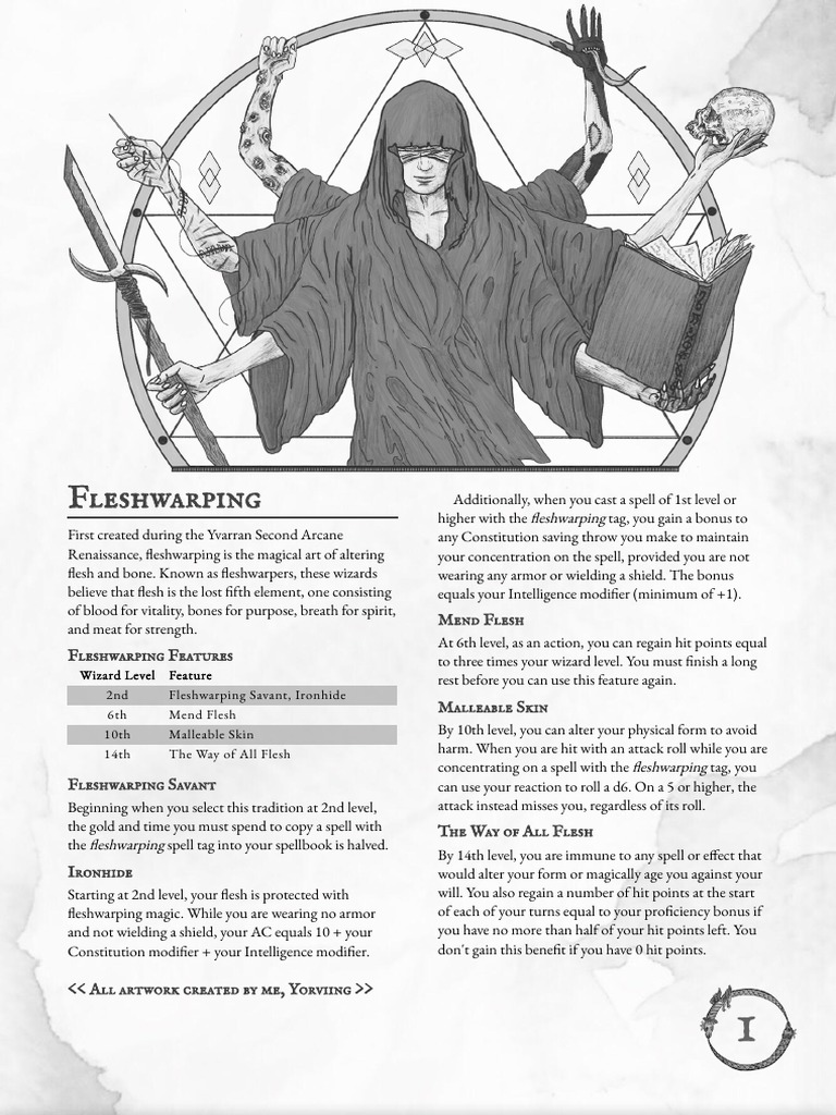 Fleshwarping: Art of Flesh Alteration | PDF