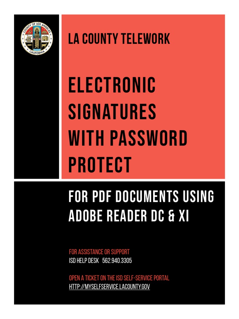 Electronic Signature Instructions | PDF
