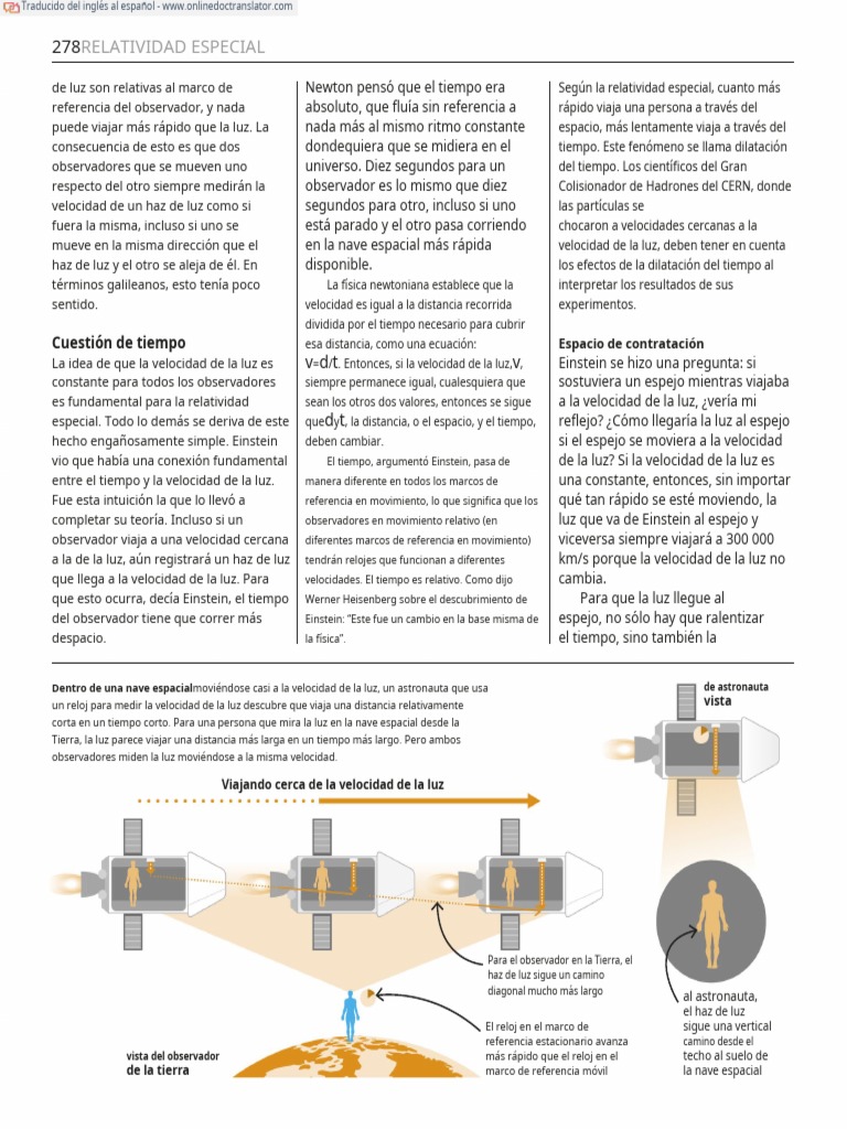 El Libro De La Física 280 338 En Es Pdf Gravedad Relatividad
