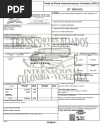 Formato de BL | PDF | Guía de carga