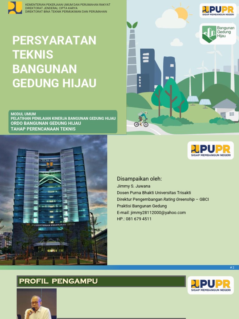 TPA4 Persyaratan Teknis Bangunan Gedung Hijau Rev2 | PDF