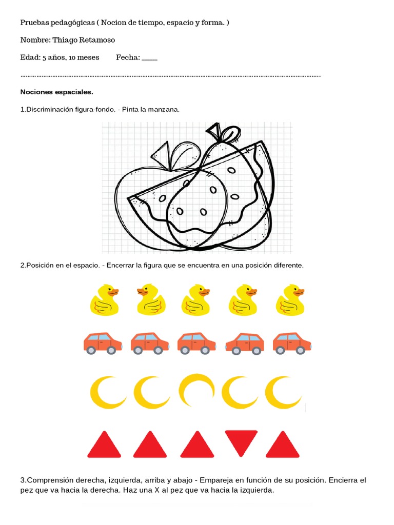 Nocion de Tiempo, Espacio y Forma. | PDF