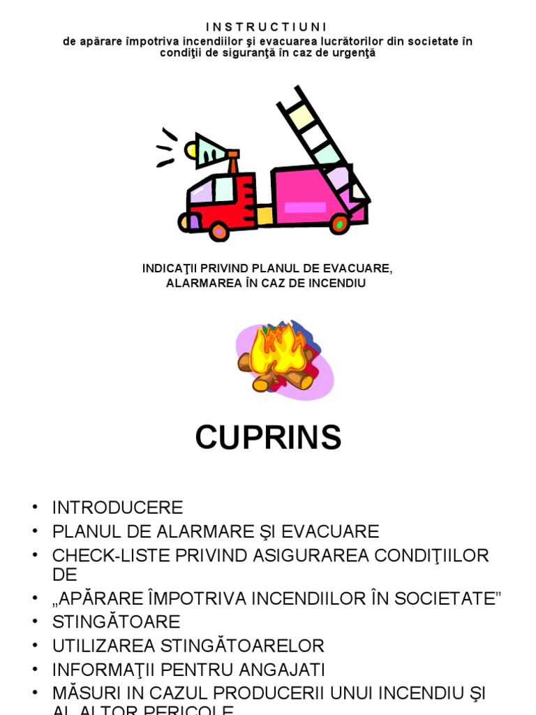 Instructaj PSI - Angajati | PDF