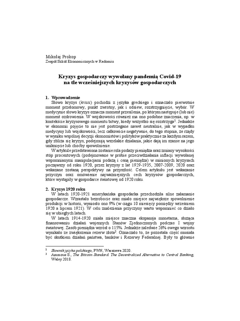 Mikołaj Prokop | PDF