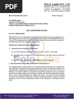 Wipro Offer Letter | PDF | Employment | Justice