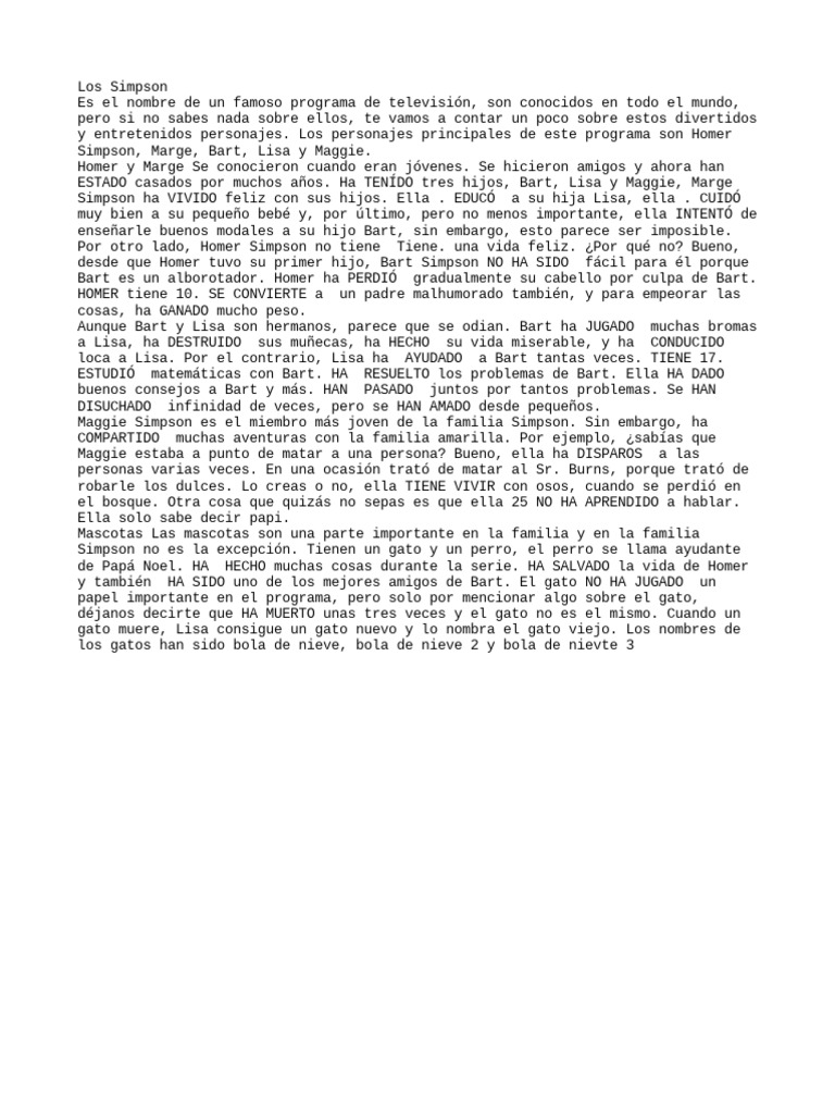 SIMPSONS | PDF