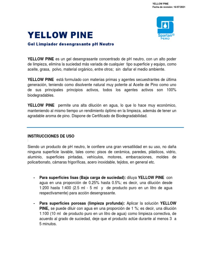 Yellow Pine | PDF | Agua | Contaminación