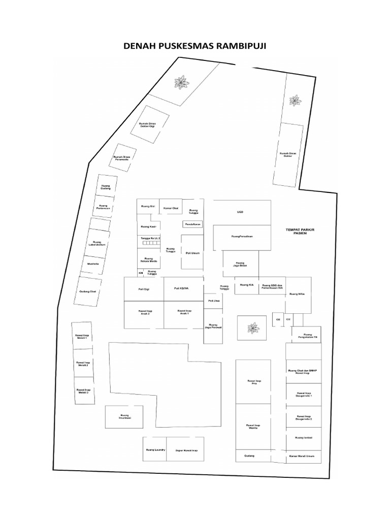 Denah Puskesmas Rambipuji | PDF