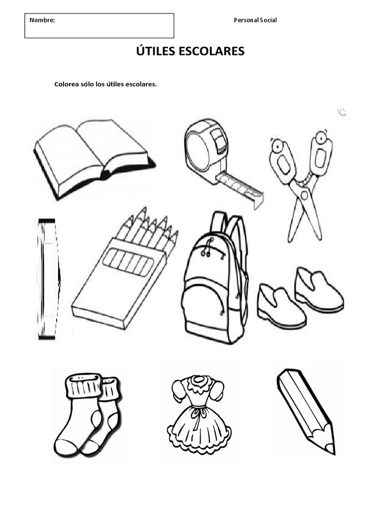 Útiles Escolares | PDF