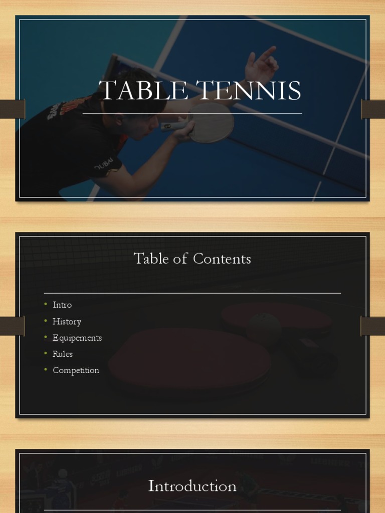 Table Tennis | PDF | Table Tennis | Leisure