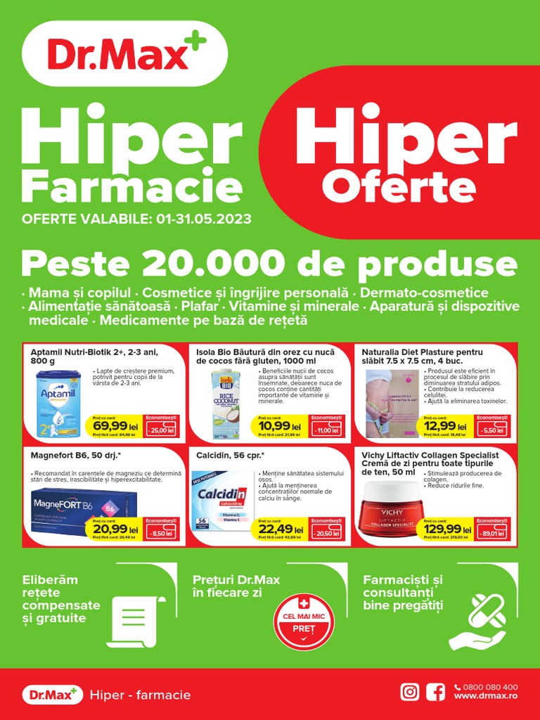 PREVIEW DP DR - Max Hiper Farmacie Catalog Regular MAI NOU FINAL | PDF