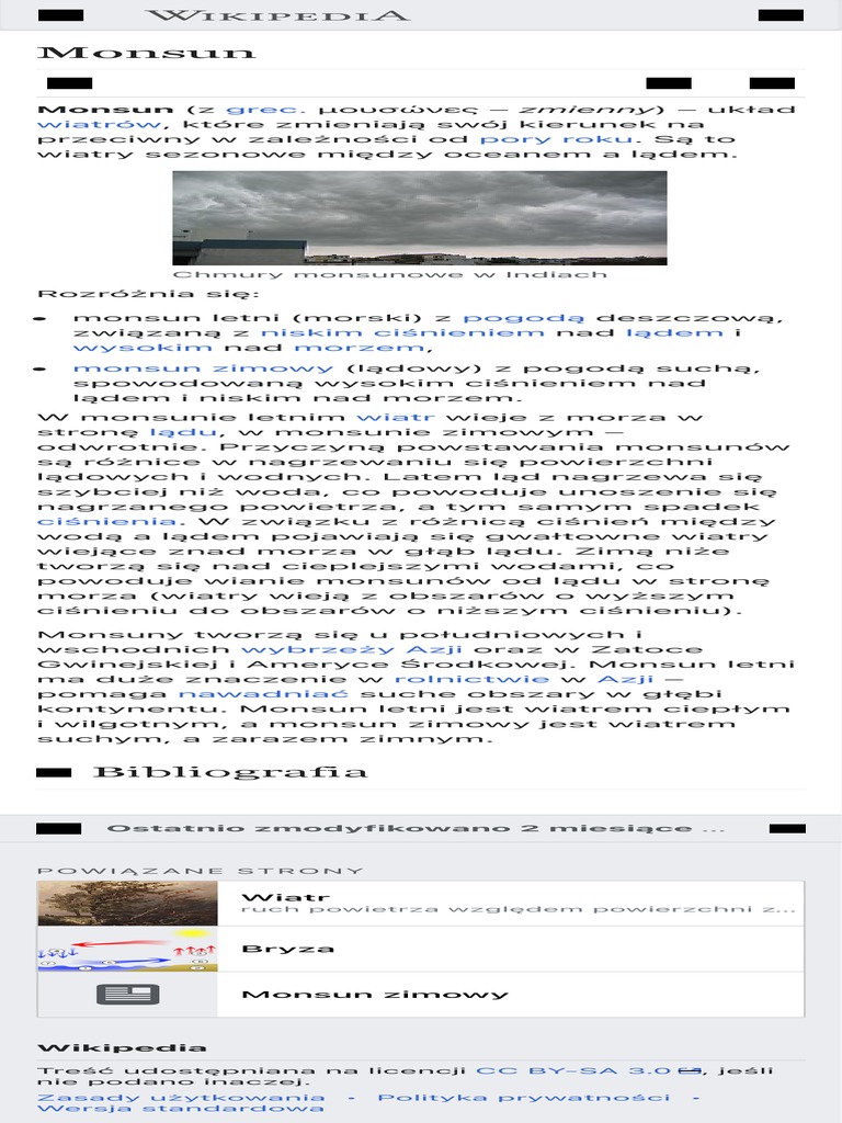 Monsun - Wikipedia, Wolna Encyklopedia | PDF Monsun - Wikipedia, Wolna Encyklopedia | PDF