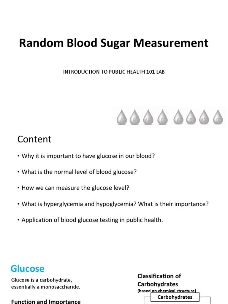 Lecture 2 - Blood Sugar | PDF