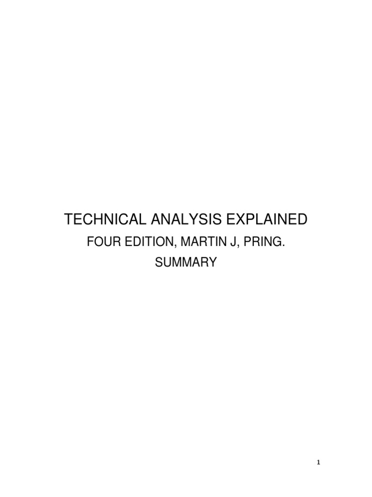 Technical Analysis Explained | Download Free PDF | Market Trend | Stock ...