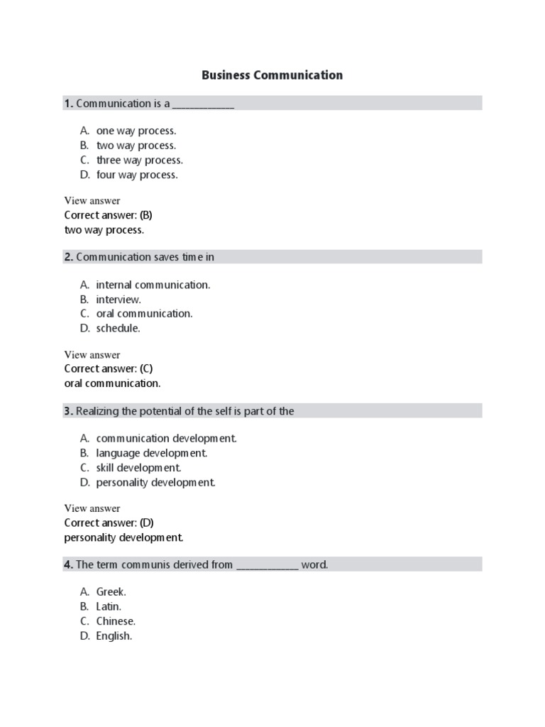 Business Communication | PDF | Communication | Information