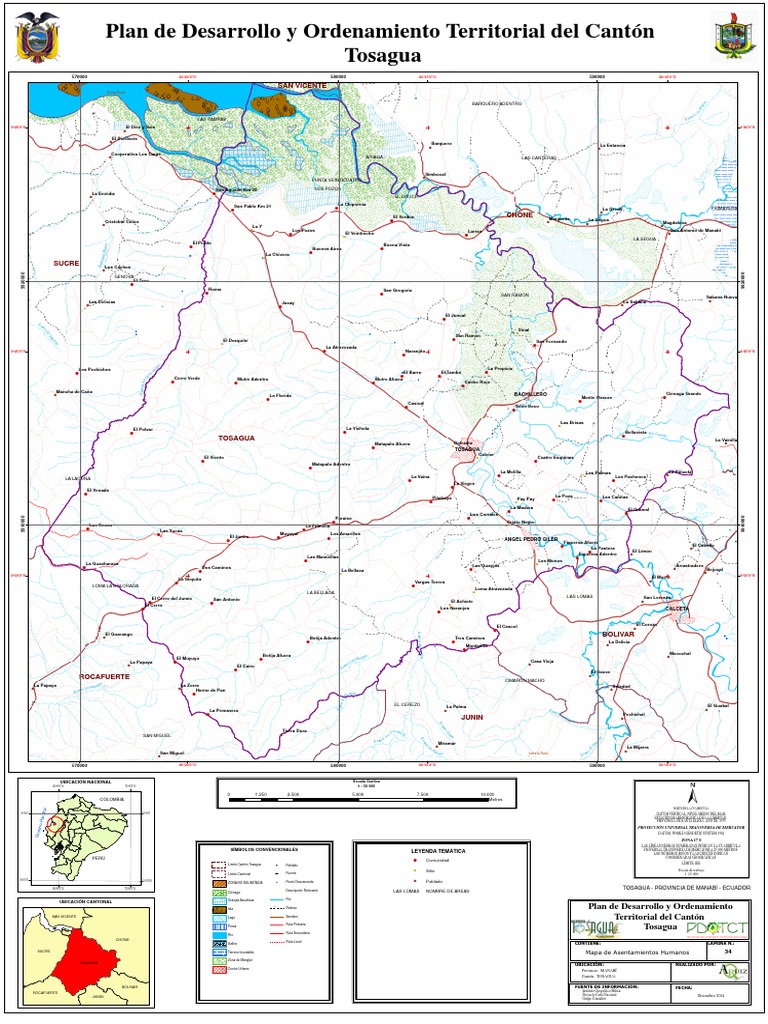 Mapa Asentamientos Humanos | PDF