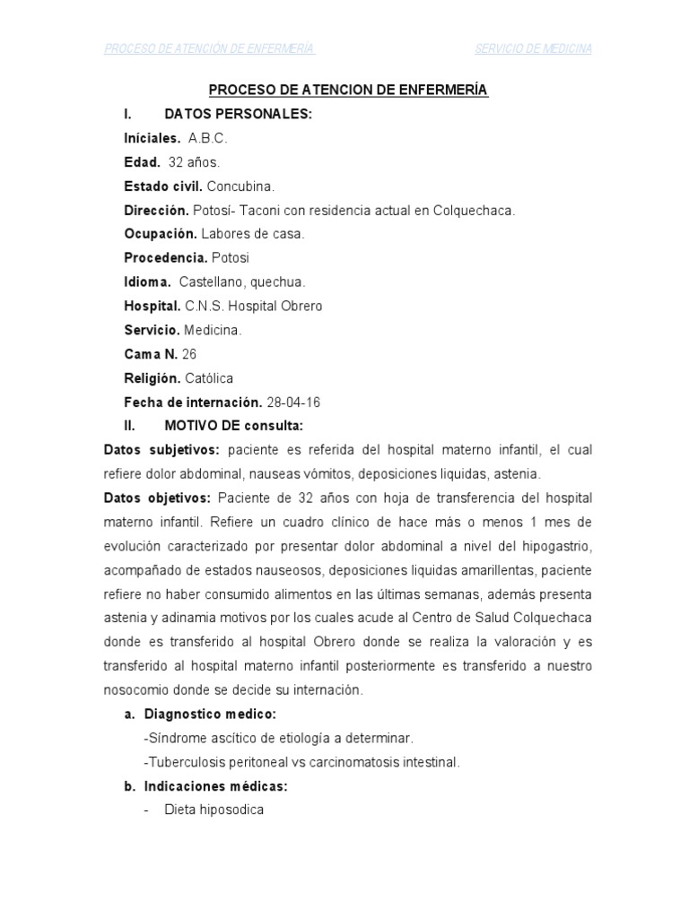 Pae De Ascitis Pdf