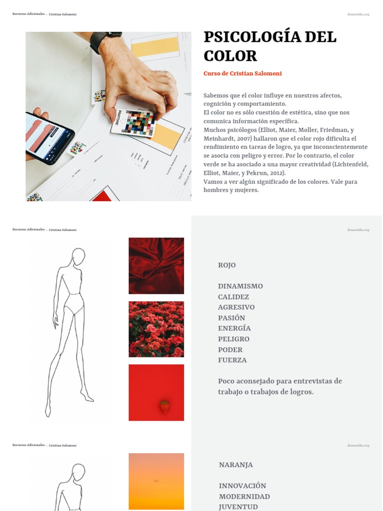 Psicología del color | PDF | Color | Sicología