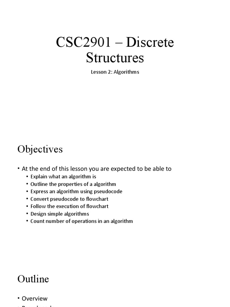 Algorithms Pdf Algorithms Control Flow