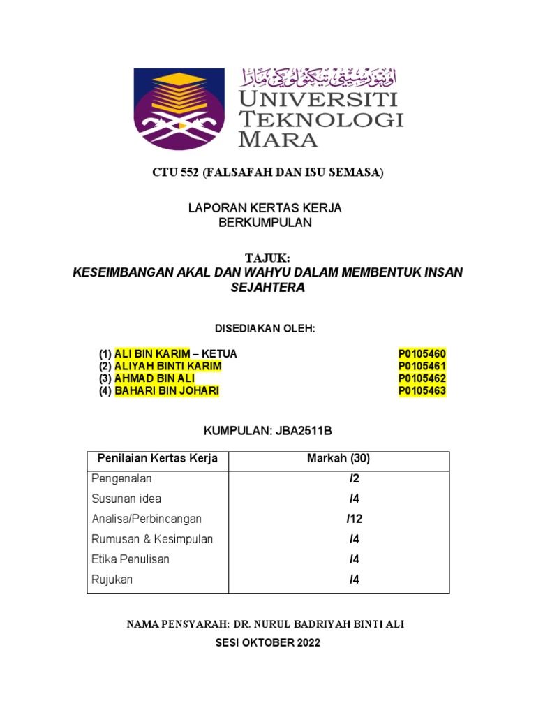 Assigment Ctu | PDF | Filsafat