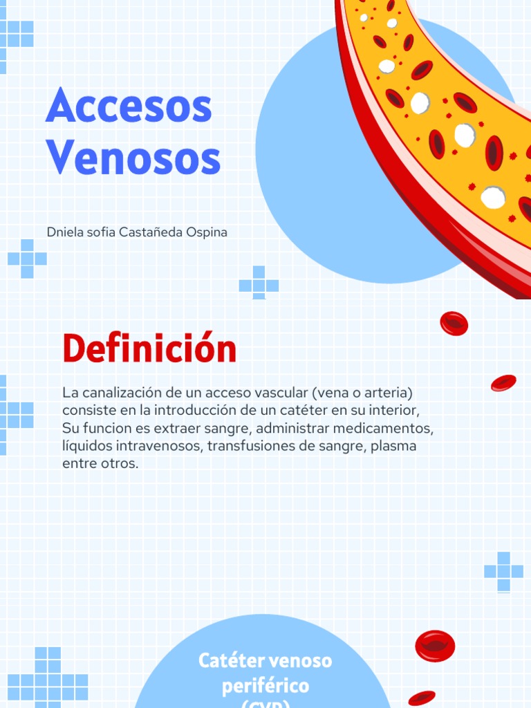 Accesos Venoss | PDF | Hemodiálisis | Terapia intravenosa