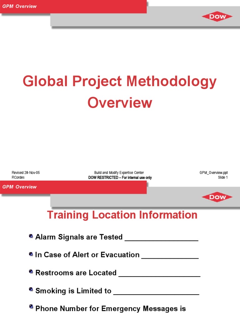 GPM Overview | PDF | Design For Six Sigma | Scope (Computer Science)