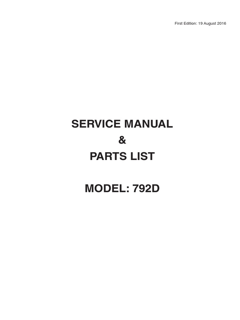 Elna 792D | PDF | Sewing Machine | Screw