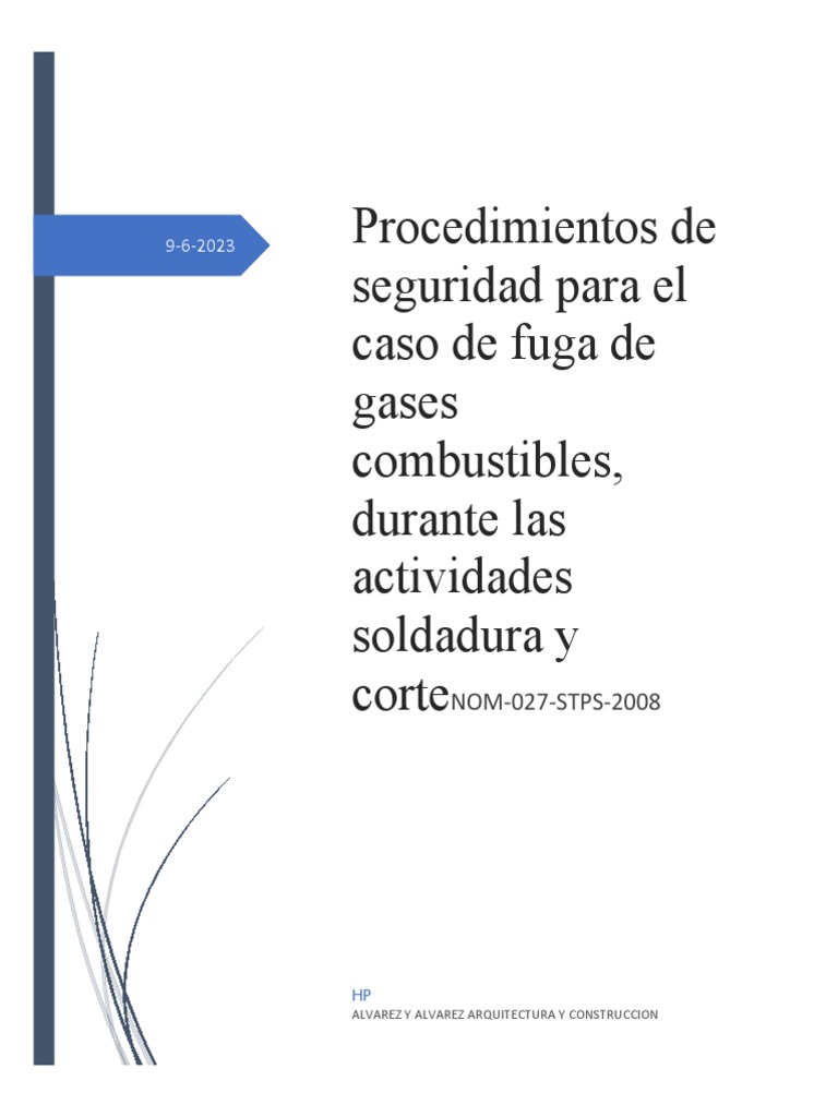 Protocolo de Emergencias Por Fuga de Gas L.P | PDF | Gases | Defensa Civil
