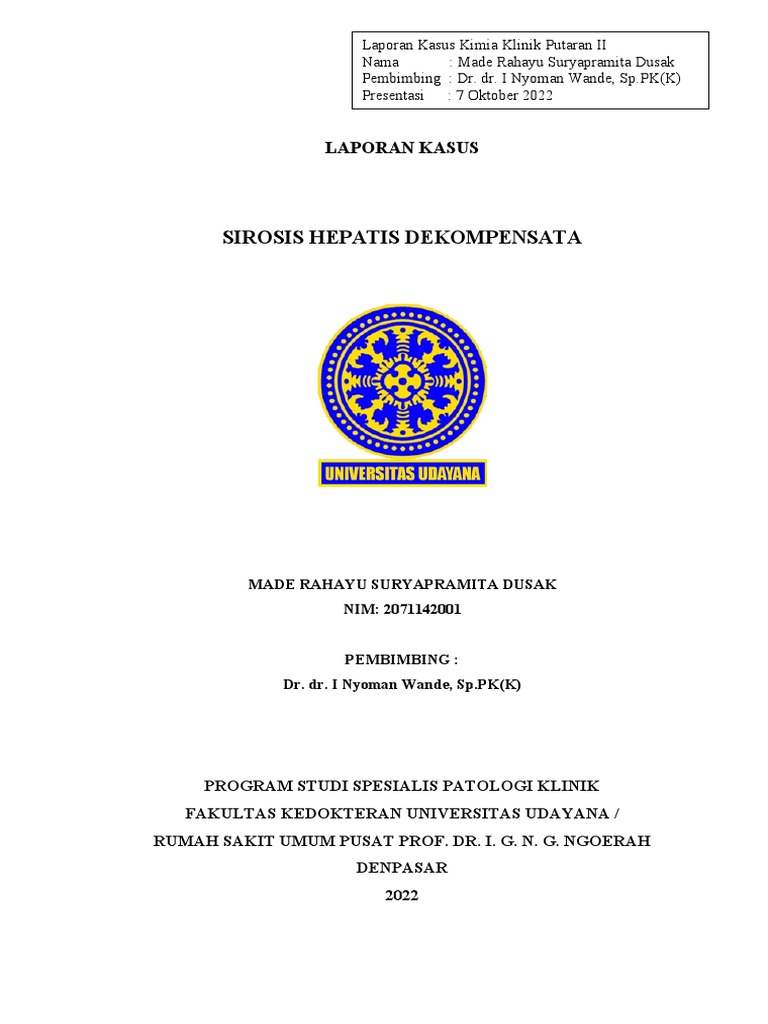 Lapsus Sirosis | PDF