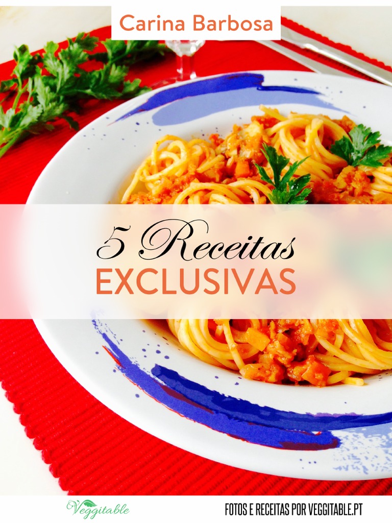 Ebook 5 Receitas Exclusivas Carina Barbosa | PDF | Gastronomia, comida ...